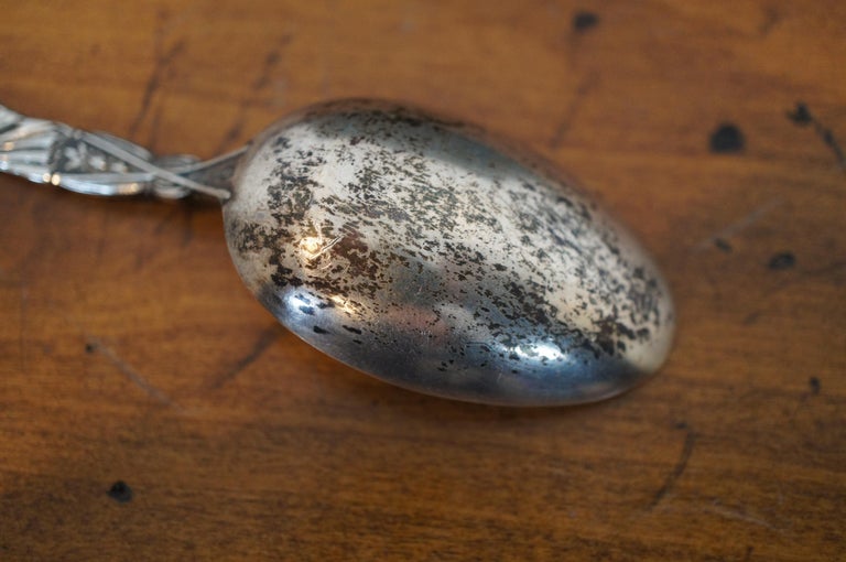 Antique Sterling Female College Graduation Honor Spoon Mechanics Silver ...