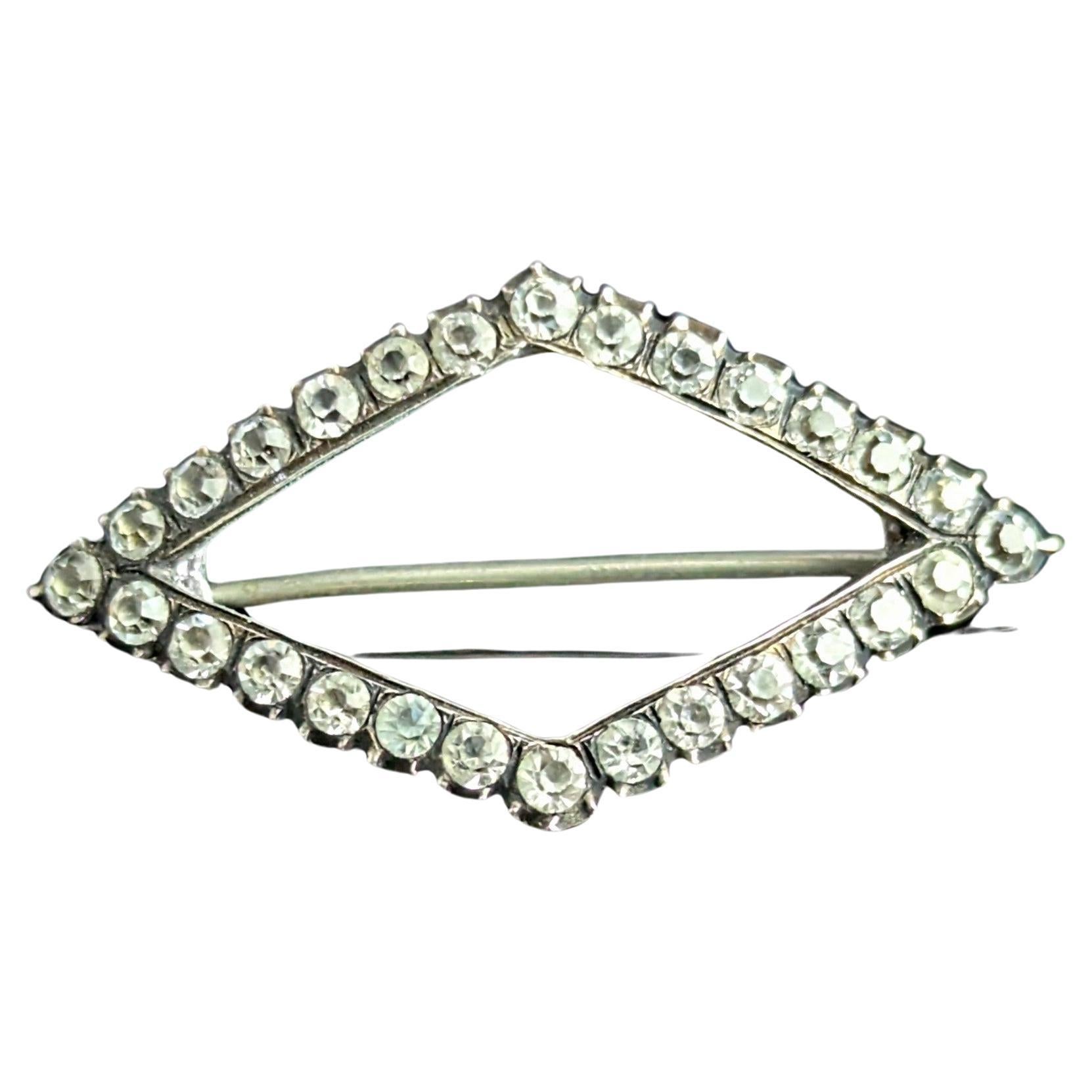 Antique Georgian Large Silver Paste Brooch, circa 1830 at 1stDibs ...