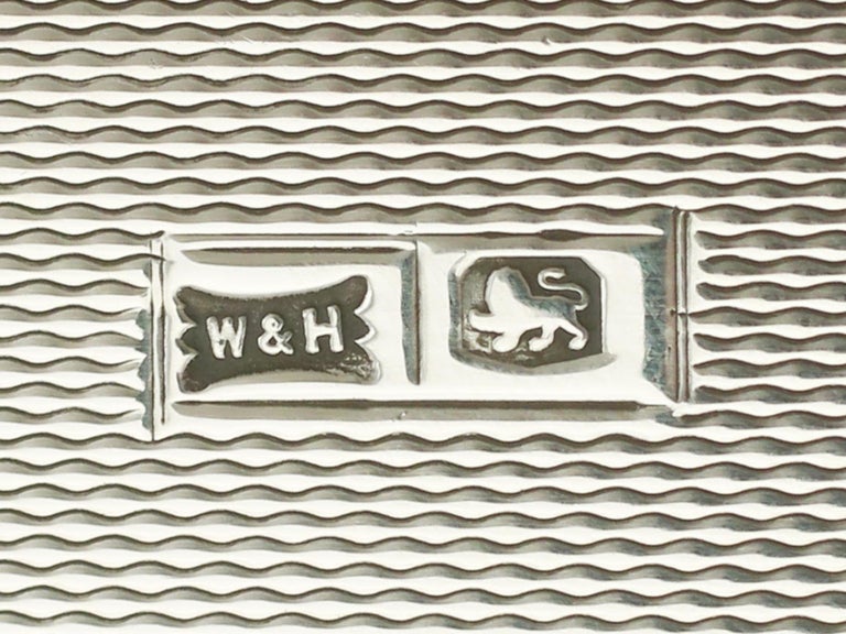 Antique Sterling Silver and Yellow Gold Cigar Box at 1stDibs