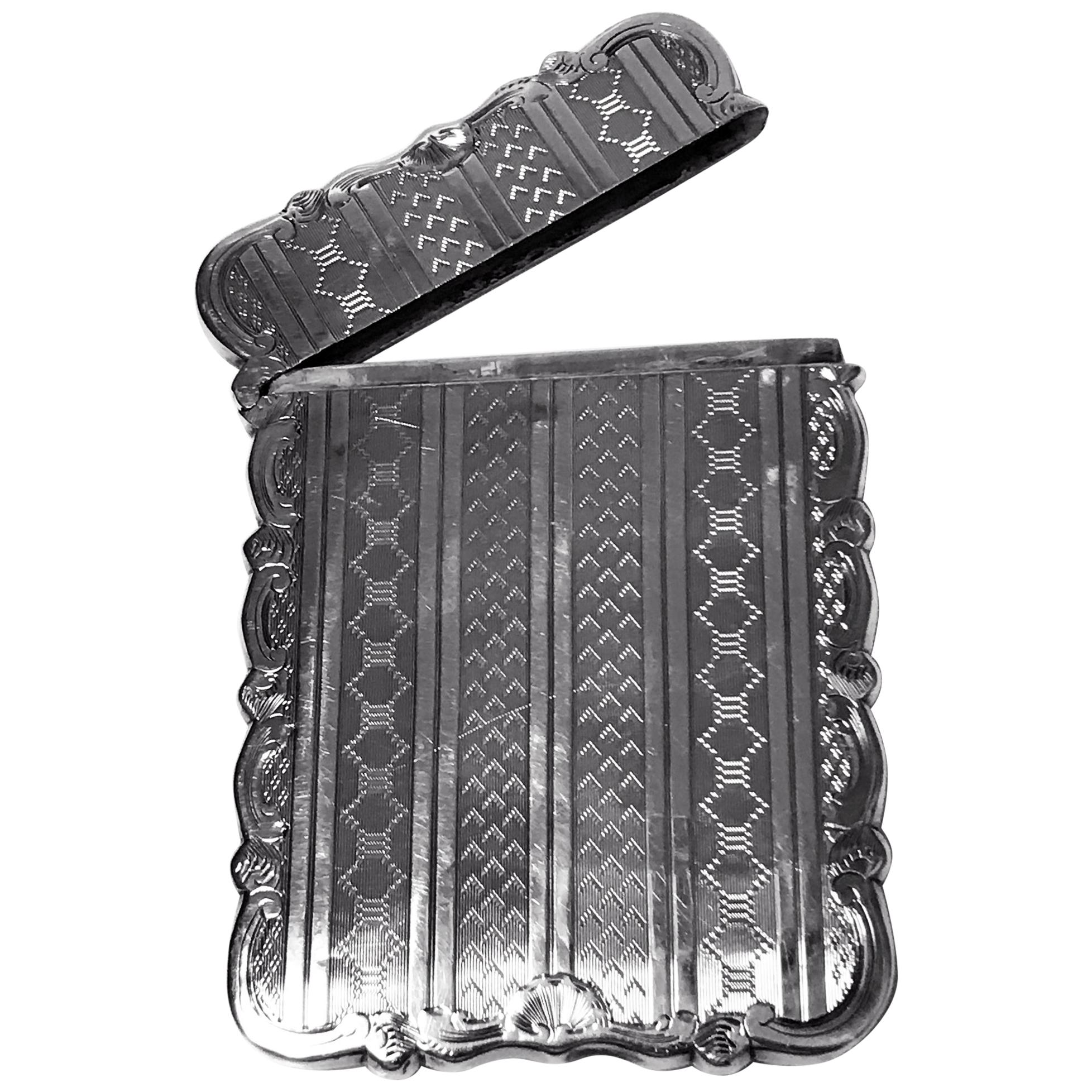 Sterling Silver Case For Sale at 1stDibs