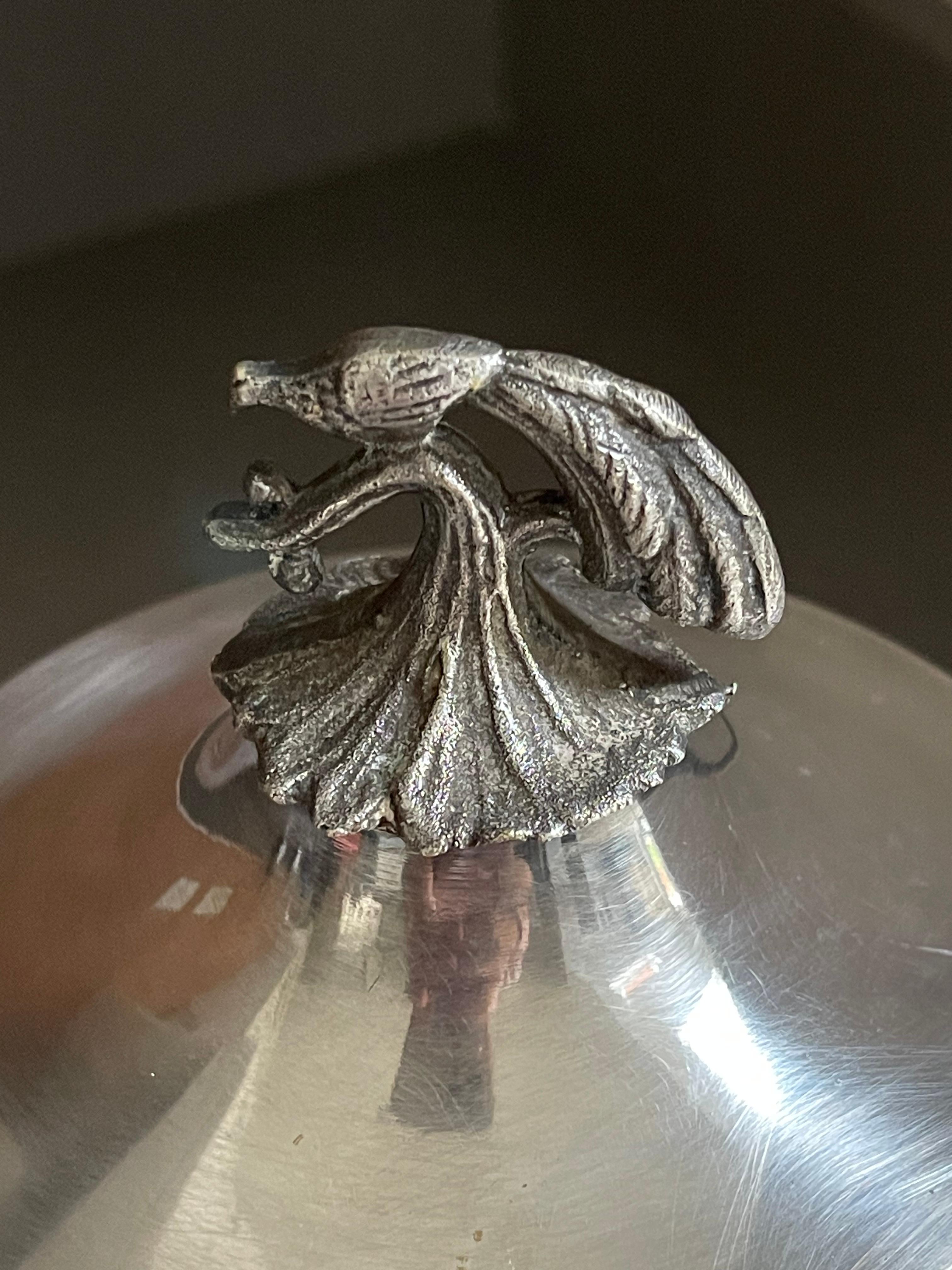 Antique Silver Cup, European Rococo Decorative Bowl Cup and Lid Sugar ...