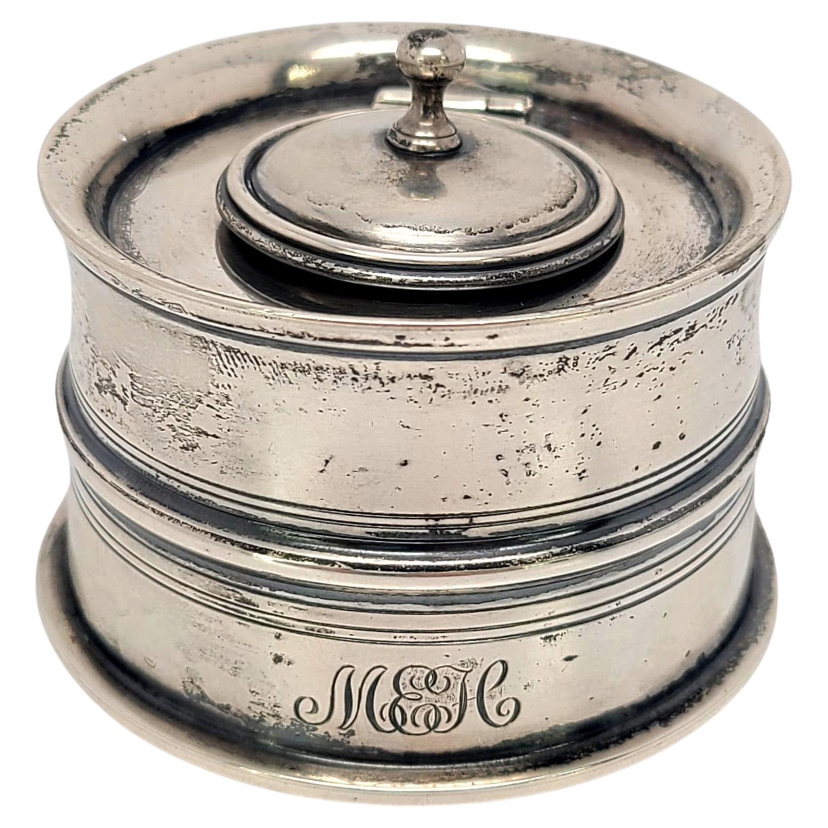 English Inkwell with Peking Glass For Sale at 1stDibs