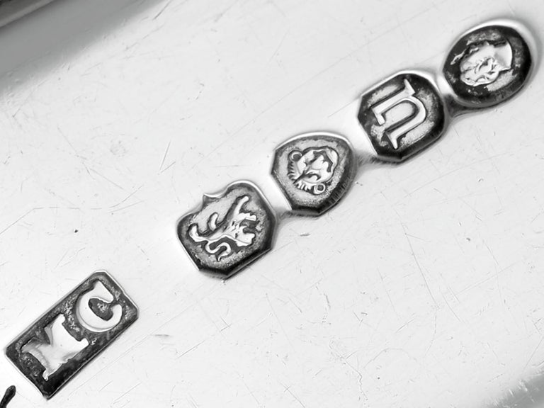 Antique Sterling Silver Fiddle and Thread Pattern Gravy Spoon and Sauce ...