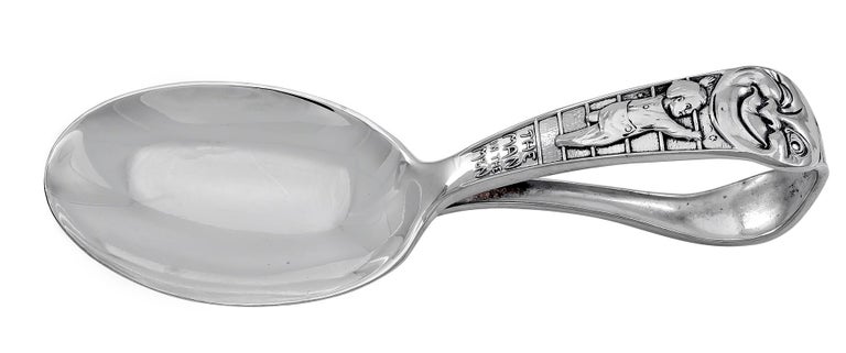 Antique Sterling Silver Man in the Moon Baby Spoon at 1stDibs ...