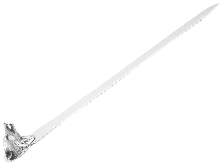 Thomas Callow and Son Antique Sterling Silver Paper Knife For Sale at ...