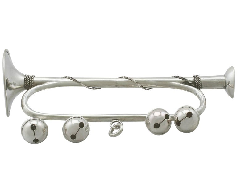 Antique Sterling Silver Rattle, 1900 at 1stDibs