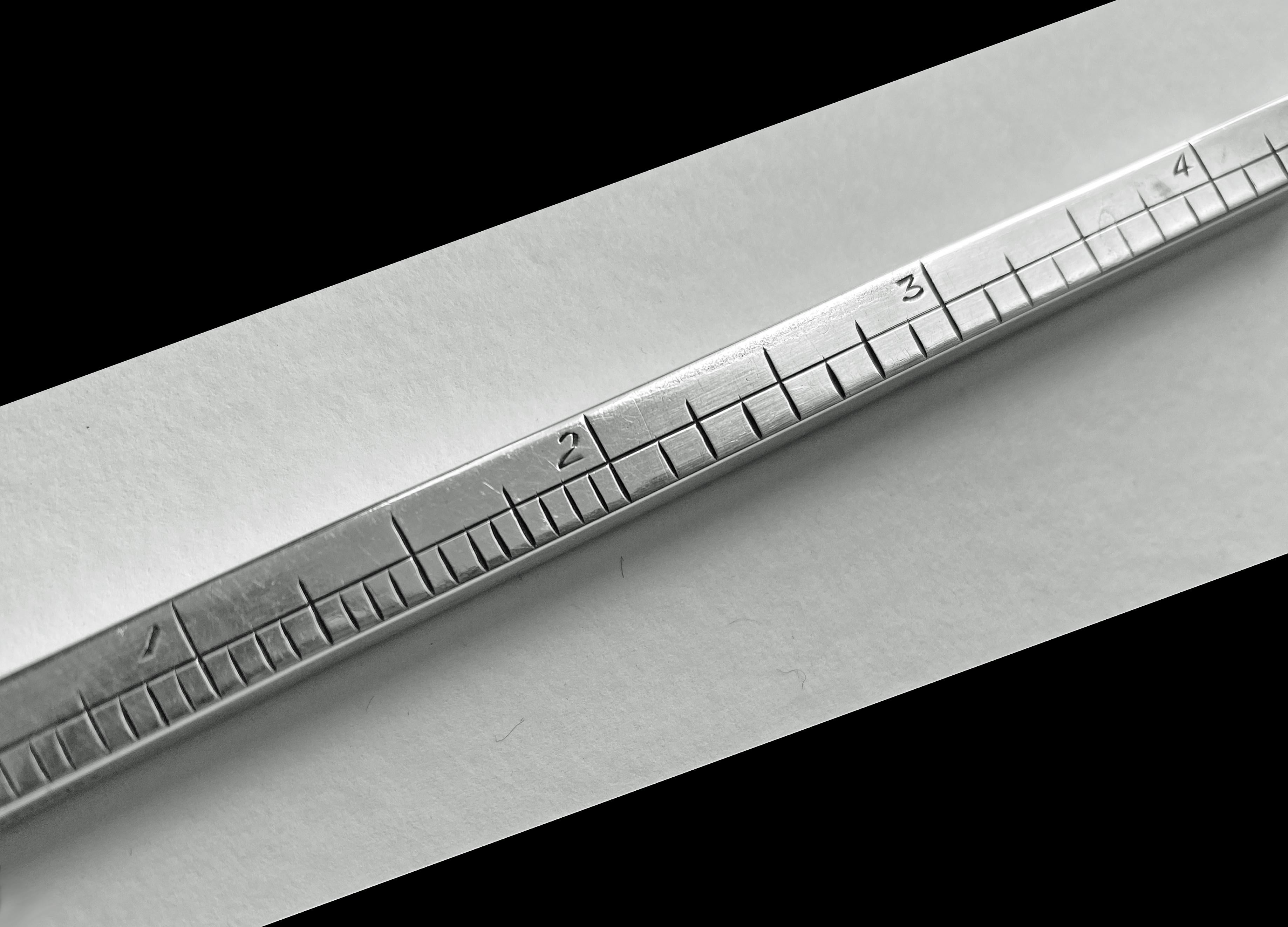 Antique Sterling Silver Ruler and Pencil, Birmingham, 1924 at 1stDibs