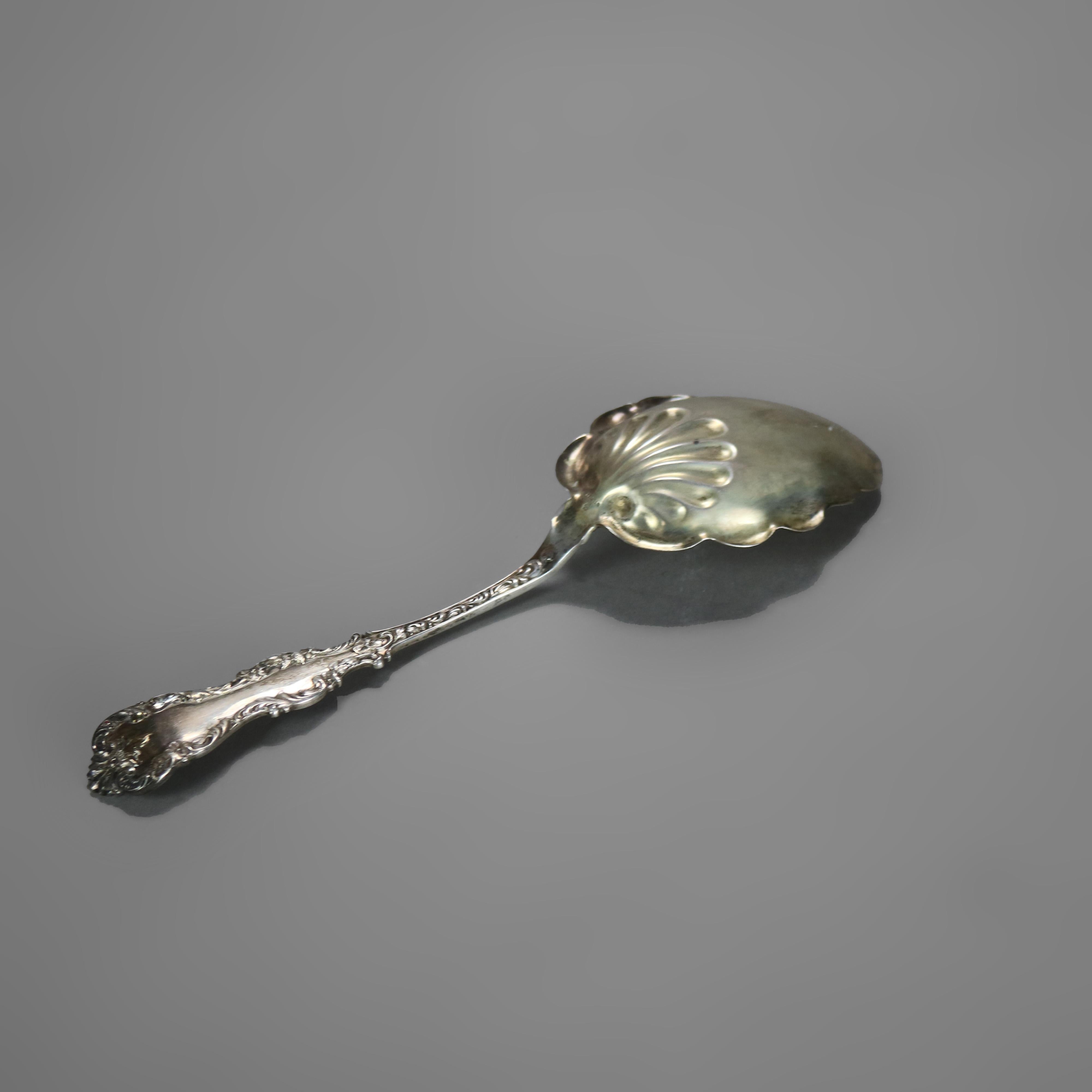 Antique Sterling Silver Serving Spoon 3.26 Troy Ounces C1890 For Sale ...