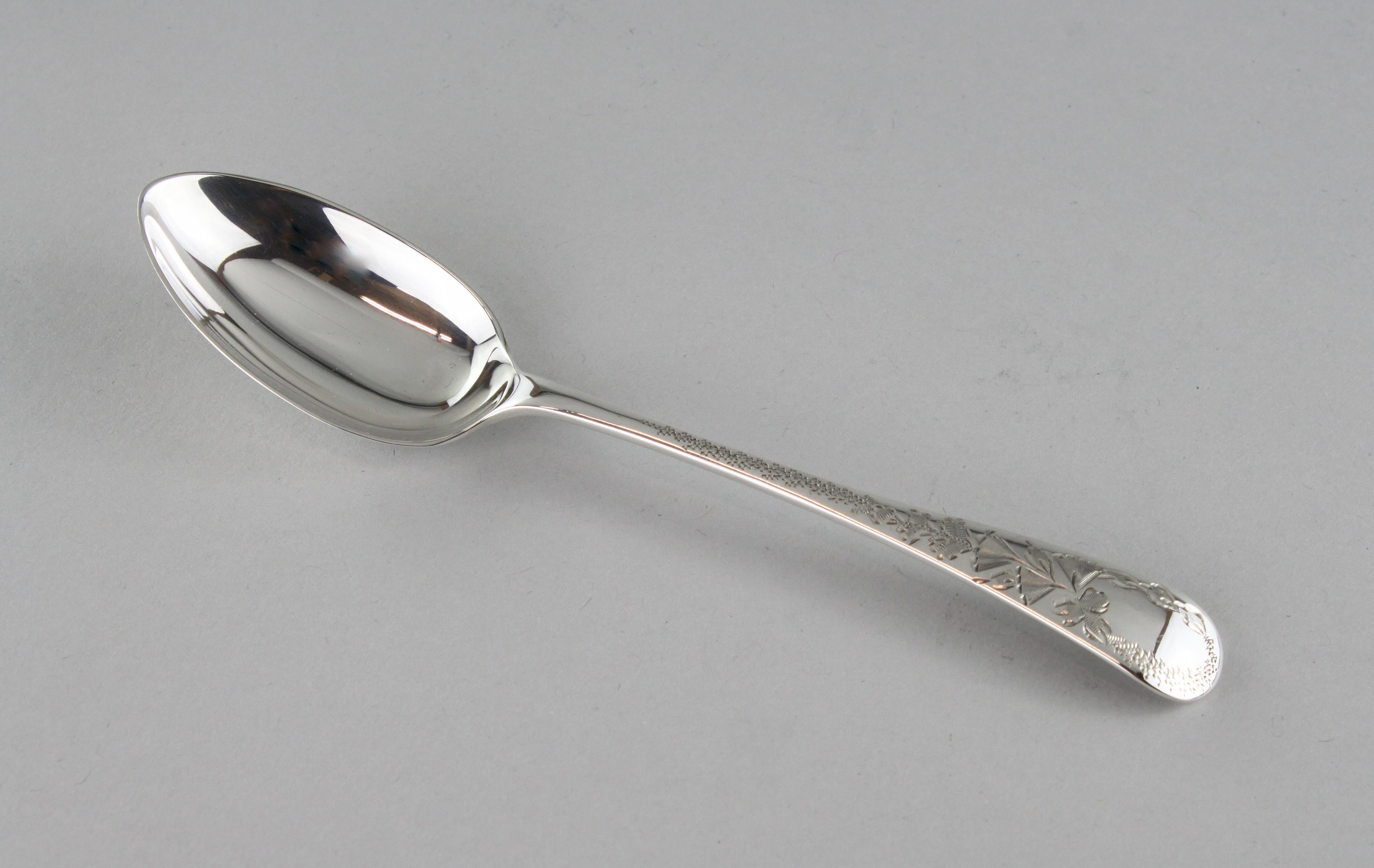 Antique Sterling Silver Spoon, Joseph Rodgers and Sons, Sheffield, 1906 ...