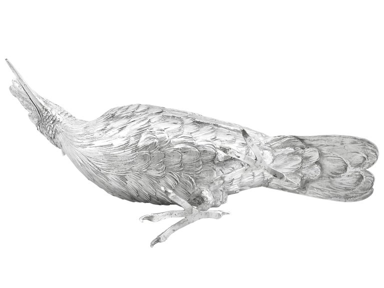 Antique Sterling Silver Table Bird '1910' at 1stDibs