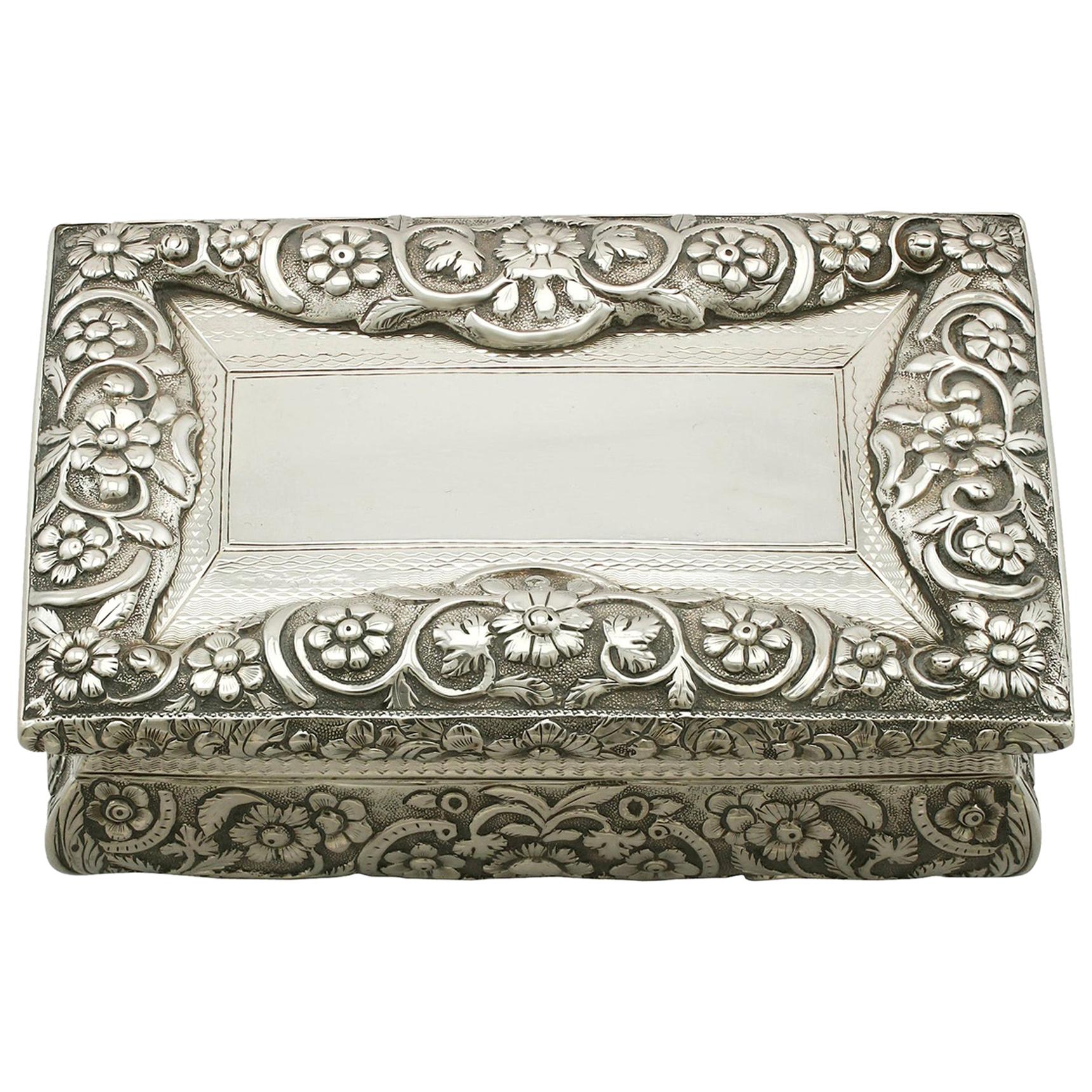 Sterling and Cloisonne Enamel Snuff Box at 1stDibs