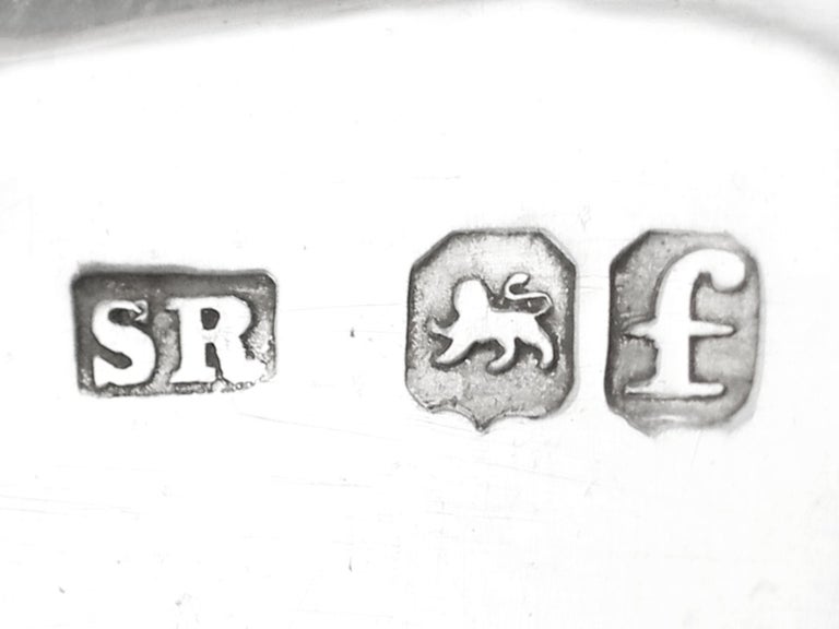 Antique Sterling Silver Three-Piece Tea Service in the Regency Style ...