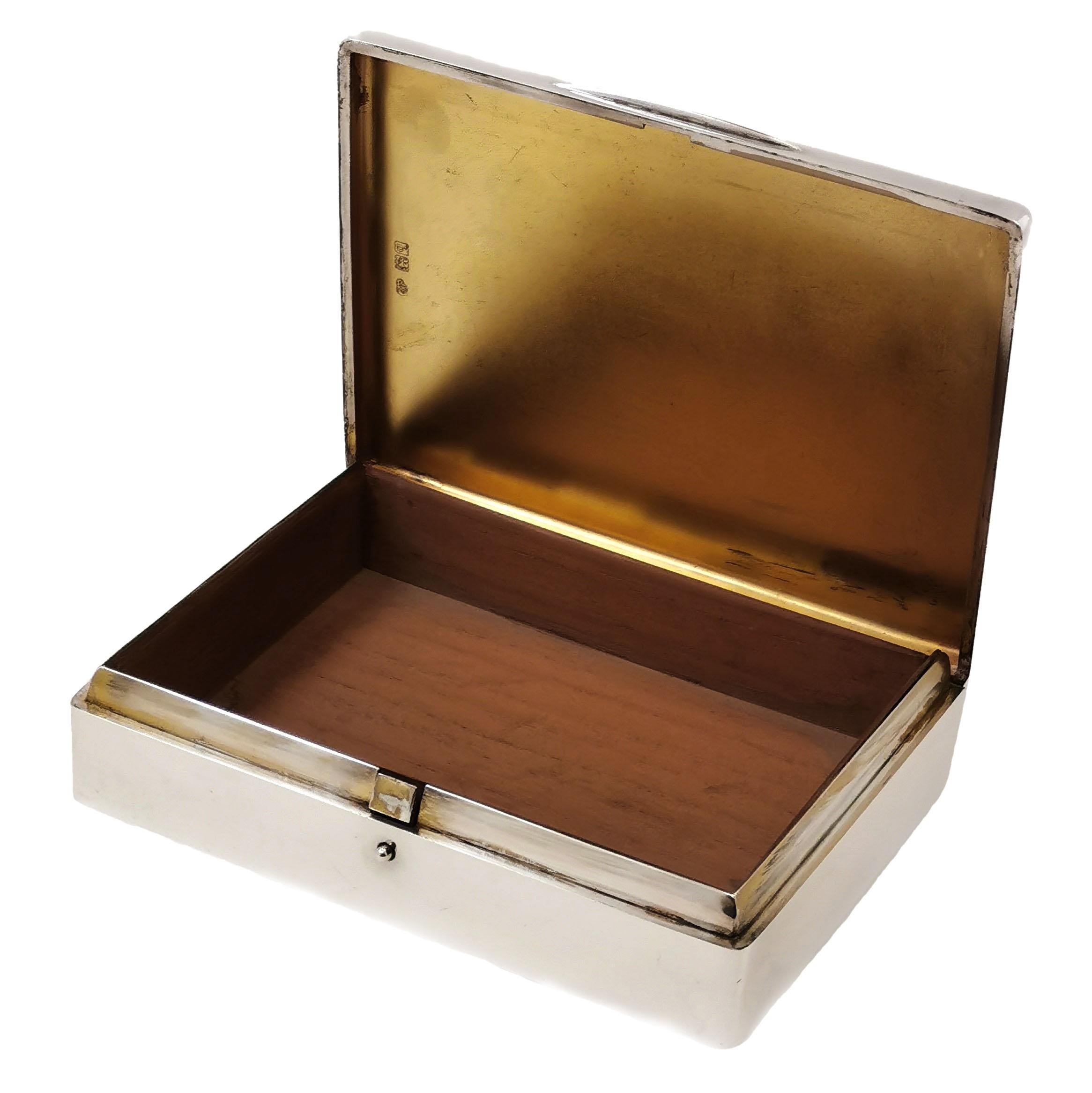 Antique Sterling Silver Three-Tiered Cigarette Cigar Box Smokers ...