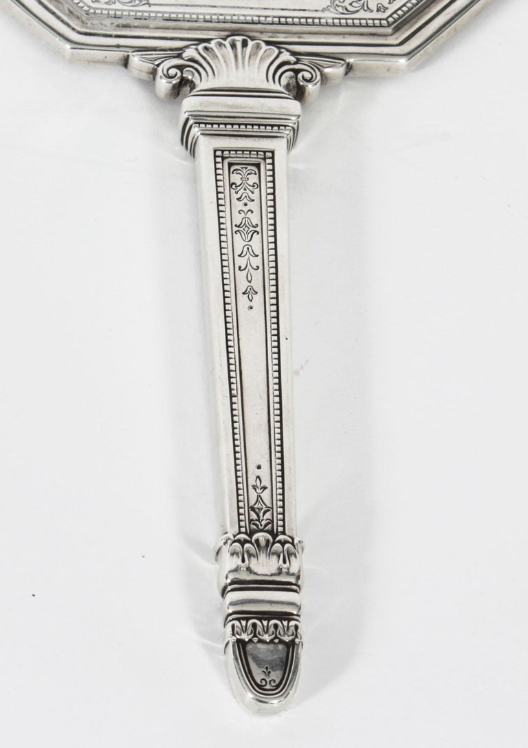 Antique Sterling Silver Tiffany and Co Hand Mirror Early 20th Century ...