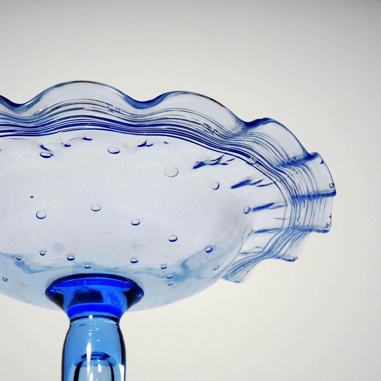 Antique Steuben Art Glass Center Bowl and Compote Set, Circa 1920 For ...