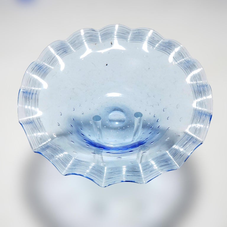 Antique Steuben Art Glass Center Bowl and Compote Set, Circa 1920 For ...
