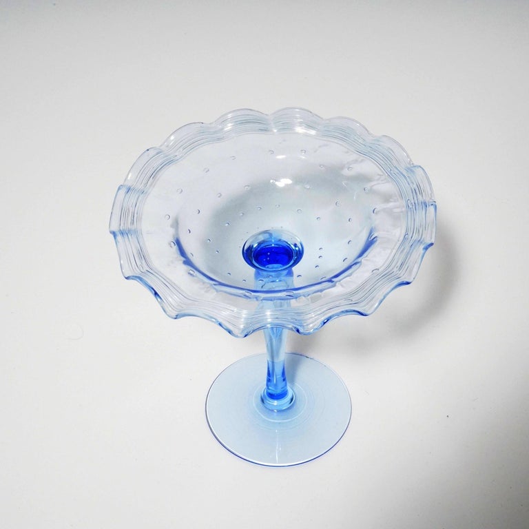 Antique Steuben Art Glass Center Bowl and Compote Set, Circa 1920 For ...