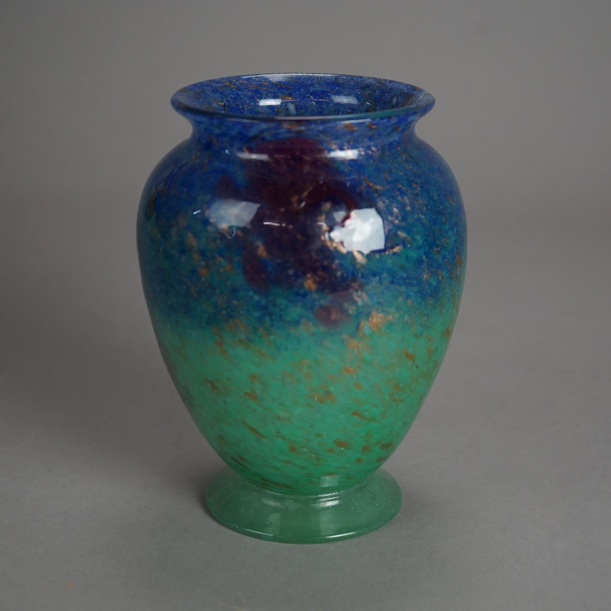 Antique Steuben School Art Glass Vase Circa 1930 For Sale at 1stDibs