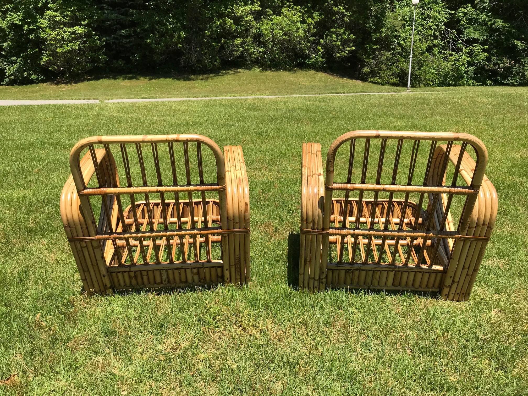 Antique Stick Rattan Set For Sale at 1stDibs | vintage rattan furniture ...