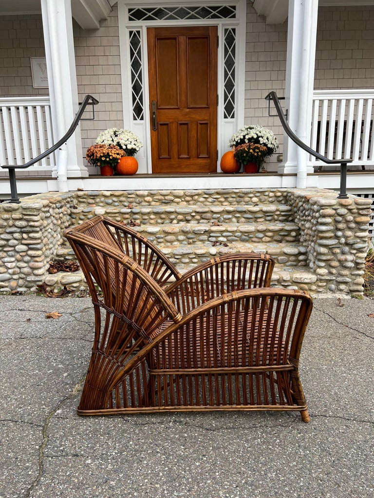Antique Stick Wicker Seating at 1stDibs