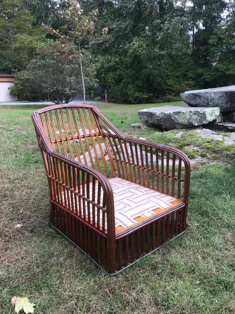 Antique Stick Wicker Set at 1stDibs