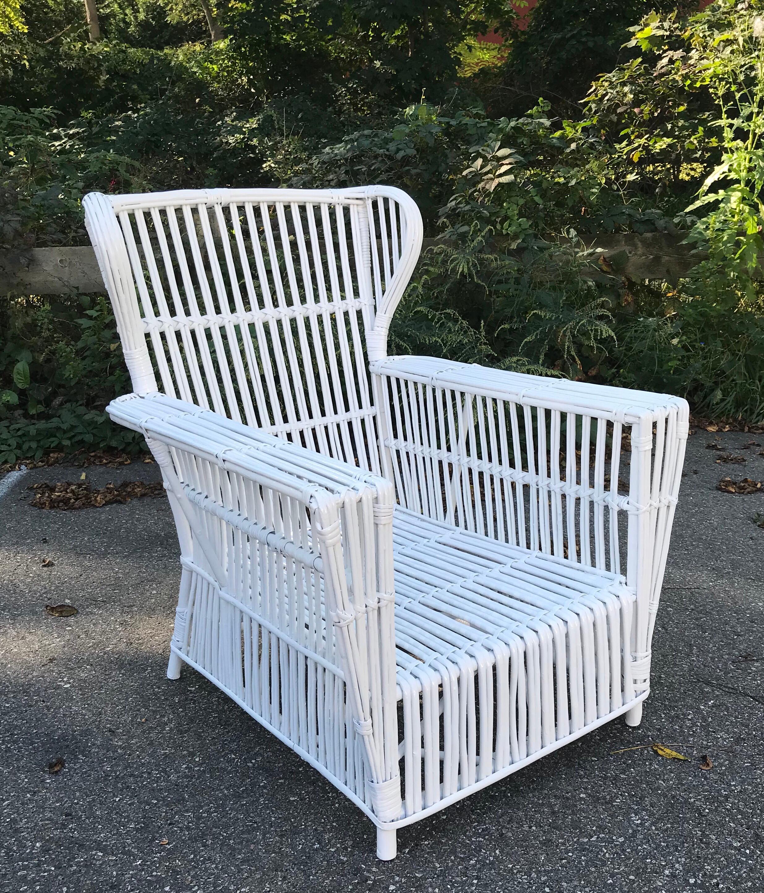 Antique Stick Wicker Set at 1stDibs