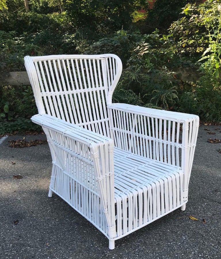 Antique Stick Wicker Set at 1stDibs