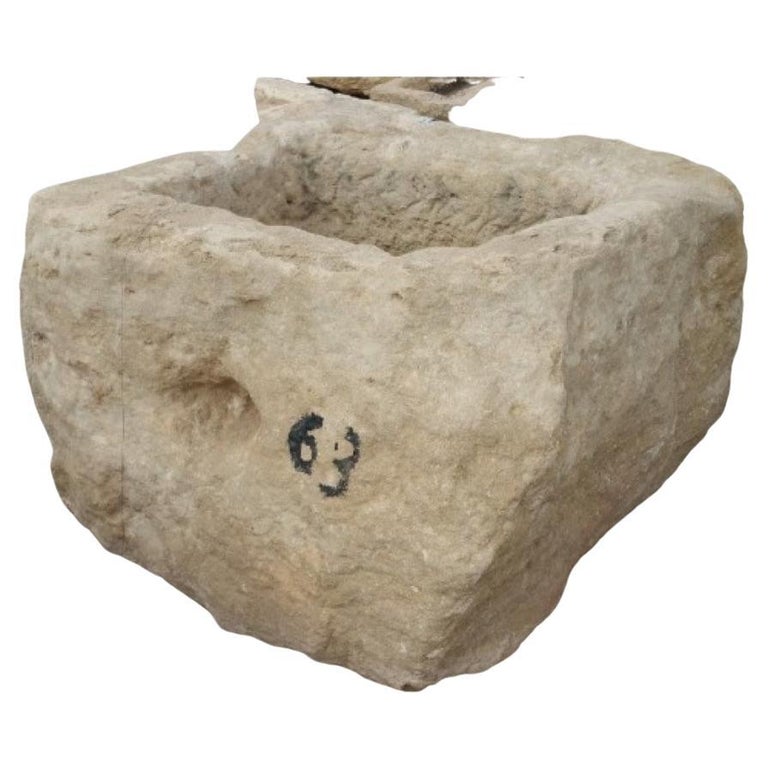 Antique Stone Basin For Sale at 1stDibs