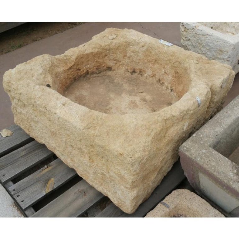 Antique Stone Basin For Sale at 1stDibs