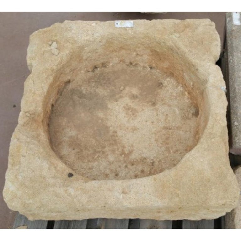 Antique Stone Basin For Sale at 1stDibs
