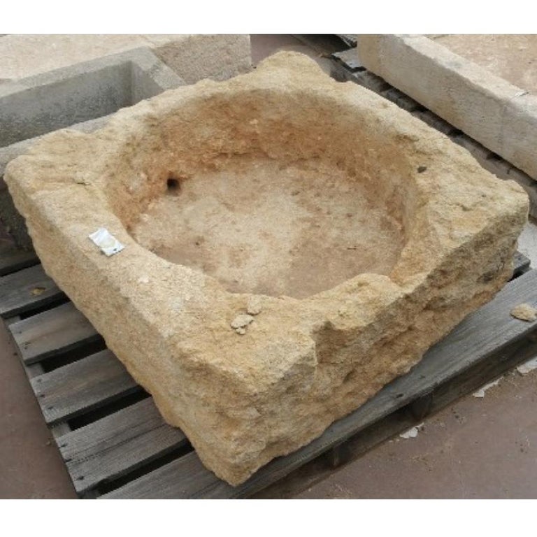 Antique Stone Basin For Sale at 1stDibs