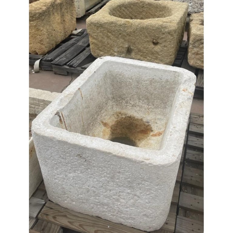 Antique Stone Basin For Sale at 1stDibs