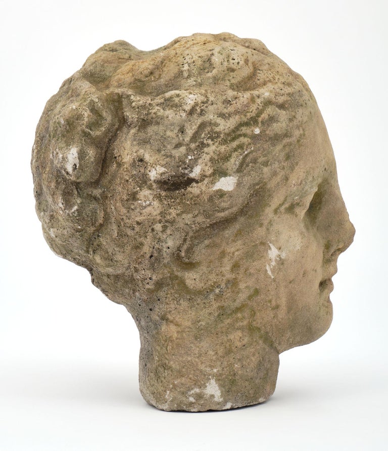 Antique Stone Bust of Athena at 1stDibs