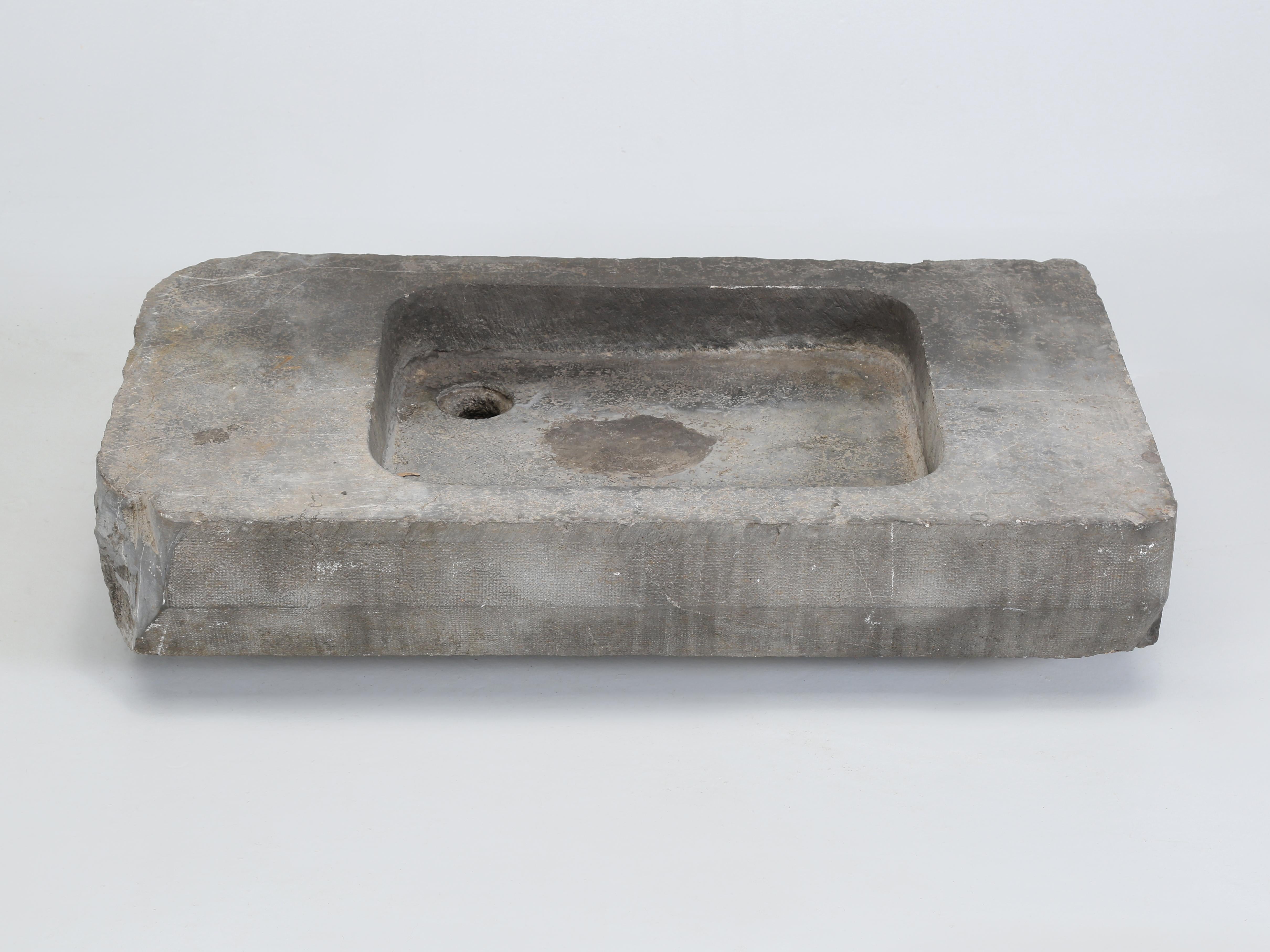 Antique Stone Sink in Original Unrestored Condition For Sale at 1stDibs