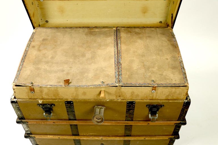 Antique Storage Trunk Stemship Stagecoach Luggage from Saratoga NY at ...