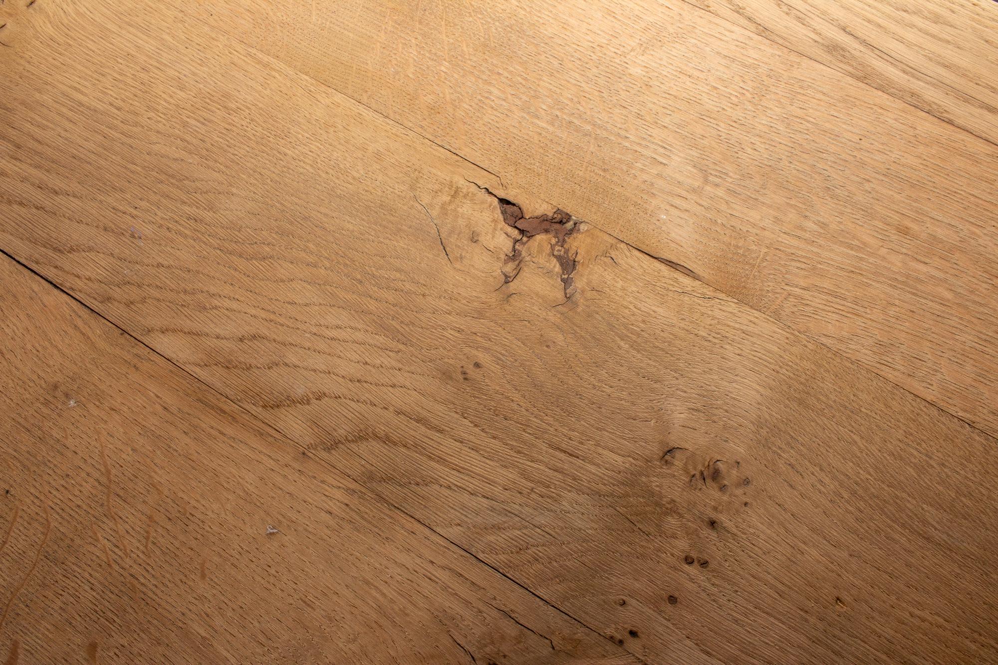Antique Stripped French Oak Farm Table, circa 1900 at 1stDibs