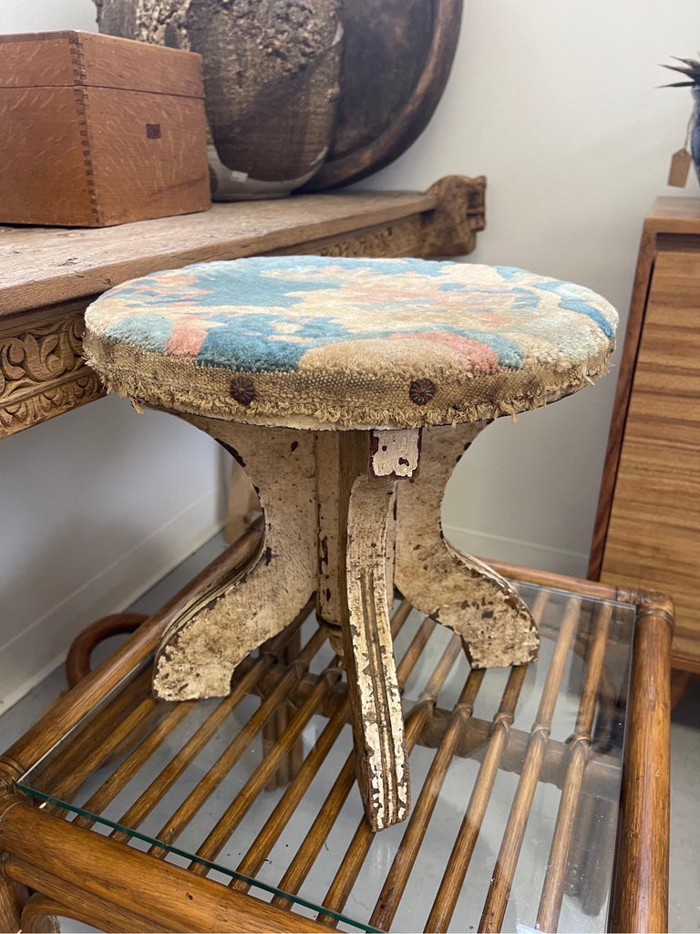 Antique Style Decorative Stool For Sale at 1stDibs