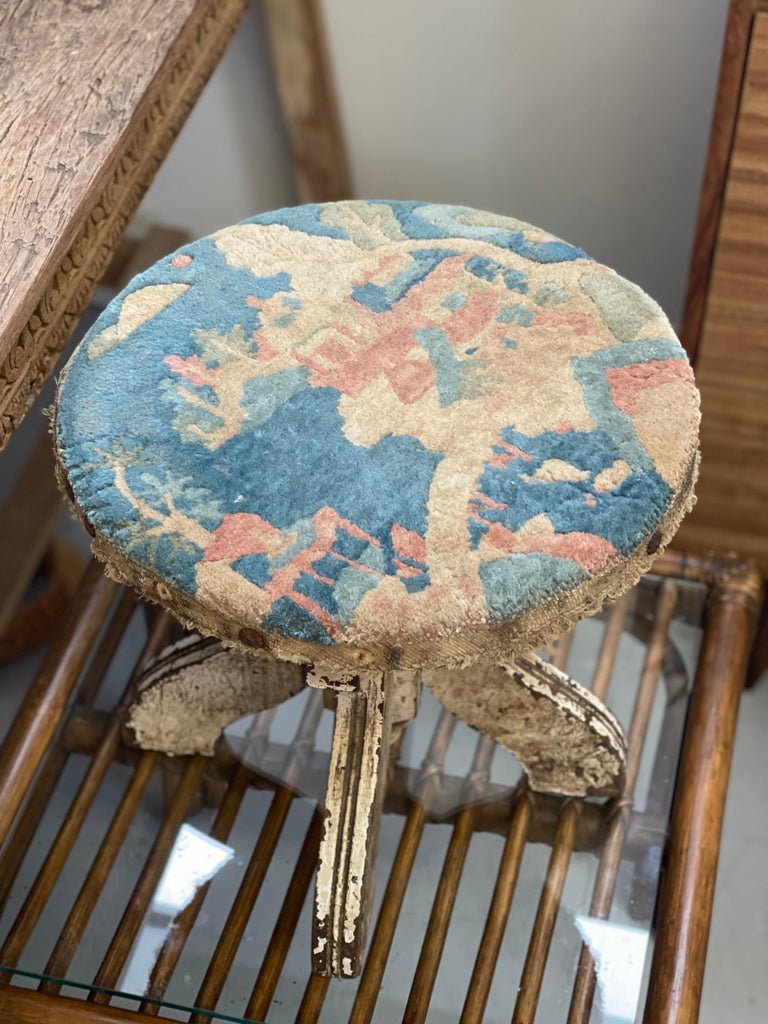 Antique Style Decorative Stool For Sale at 1stDibs