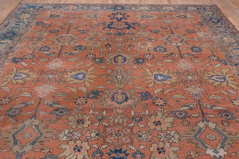 Antique Sultanabad Carpet, Soft Palette, circa 1910s For Sale at 1stDibs