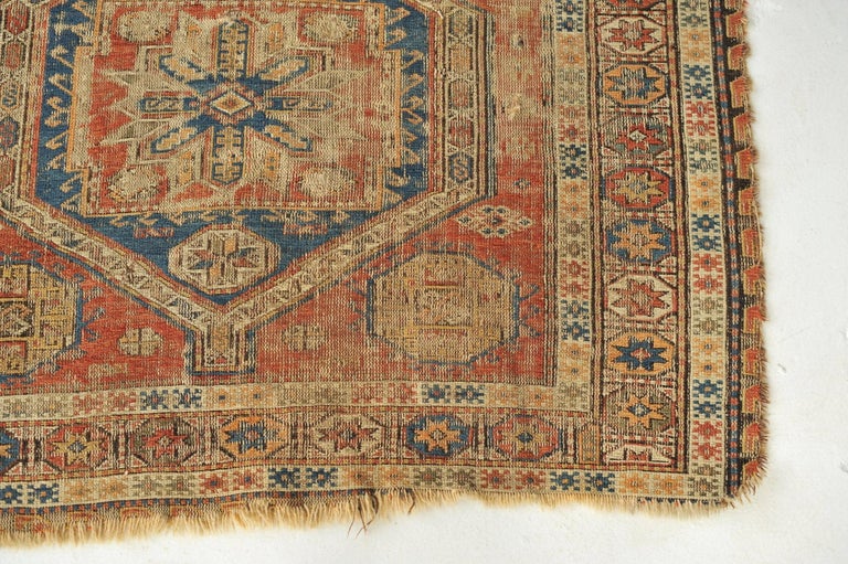 Antique Sumac Character-Rich Rug, c.1900's For Sale at 1stDibs
