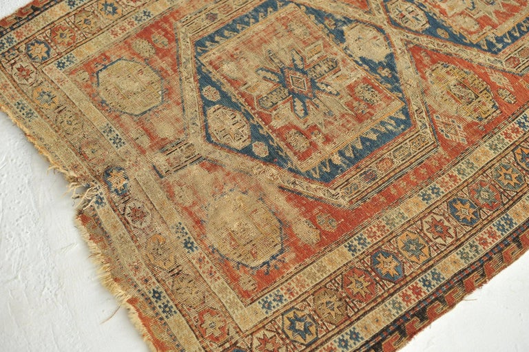 Antique Sumac Character-Rich Rug, c.1900's For Sale at 1stDibs