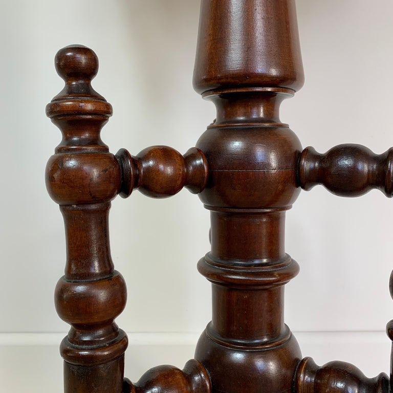 Antique Swedish Gypsy Table with Walnut Veneer For Sale at 1stDibs