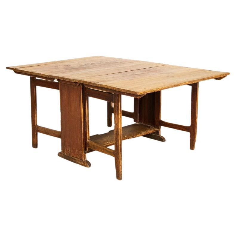 George III Mahogany Gate Leg Drop Leaf Table For Sale at 1stDibs