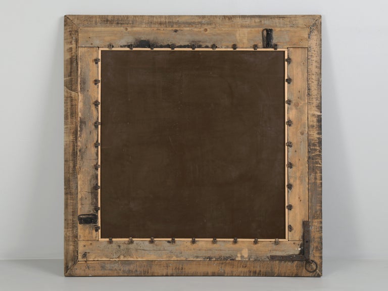 Antique Swedish Shadow Box Frame Mirror with Original Glass, circa Late ...