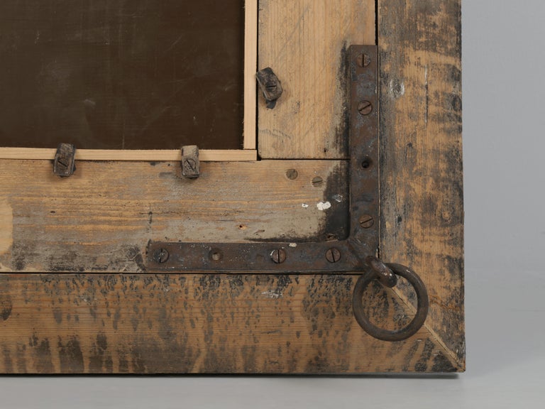Antique Swedish Shadow Box Frame Mirror with Original Glass, circa Late ...