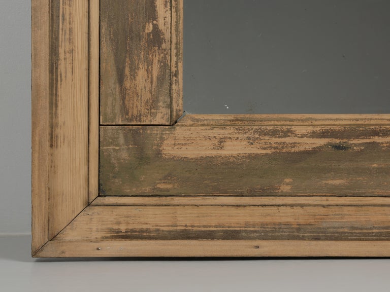 Antique Swedish Shadow Box Frame Mirror with Original Glass, circa Late ...