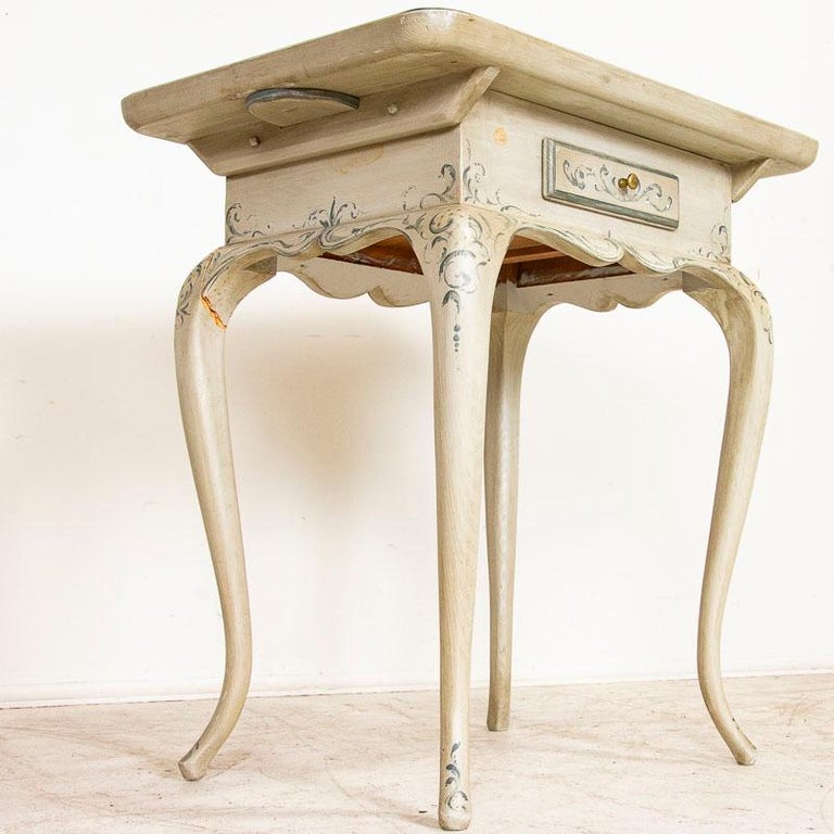 Antique Swedish Side Table Tea Table with Painted Finish For Sale at ...