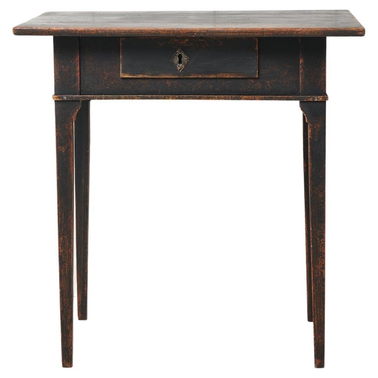 Antique Swedish Small Country Gustavian Table For Sale at 1stDibs