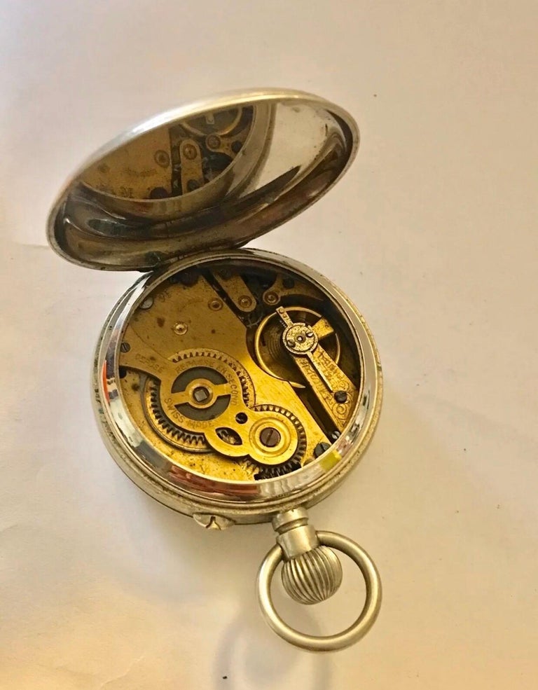 Antique Swiss Made Pocket Watch For Sale at 1stDibs