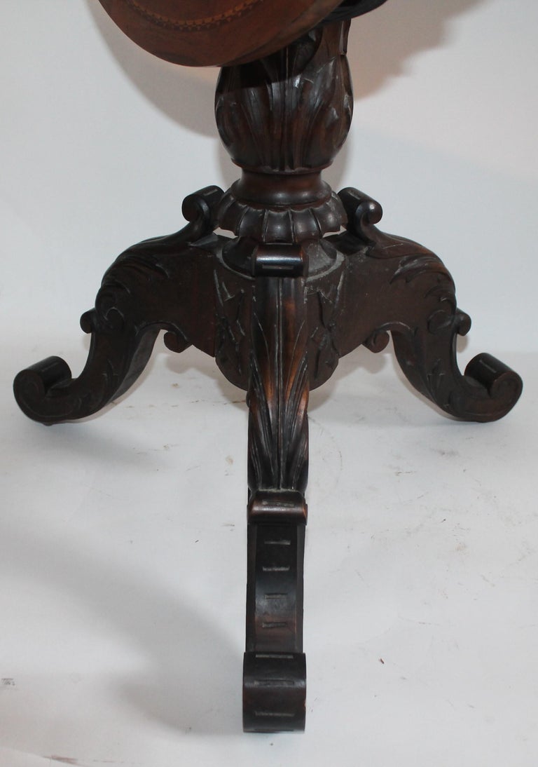 Antique Table with 19th Century Marque Inlaid Stars Top at 1stDibs ...